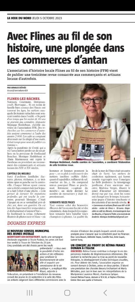 FFH Flines au Fil de son Histoire | Histoire locale de Flines lez ...